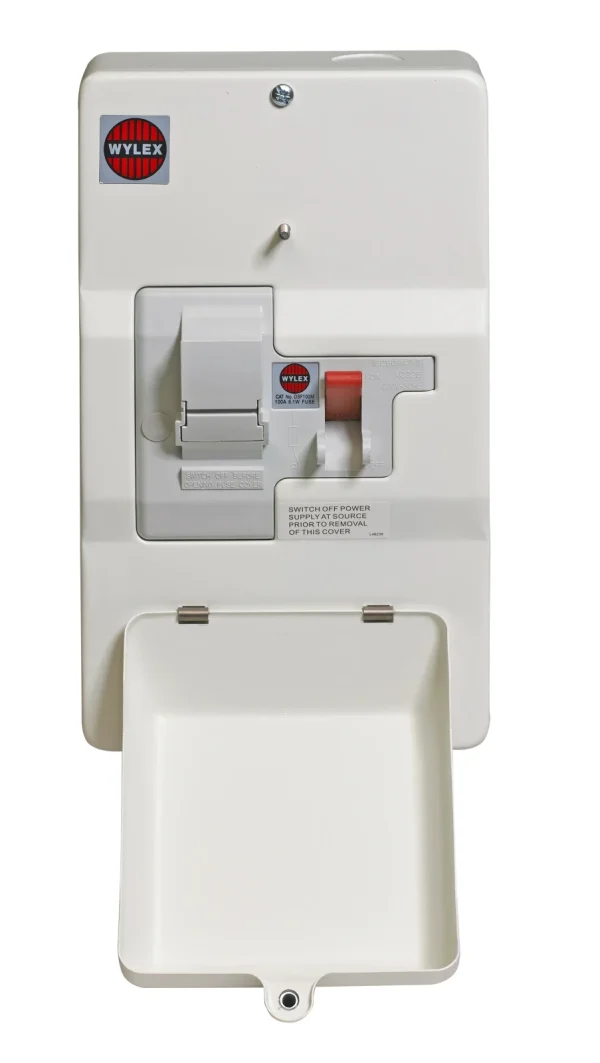 Wylex 100A DP, Metal Enclosed, Domestic Switch Fuse with 100A Fuse ...