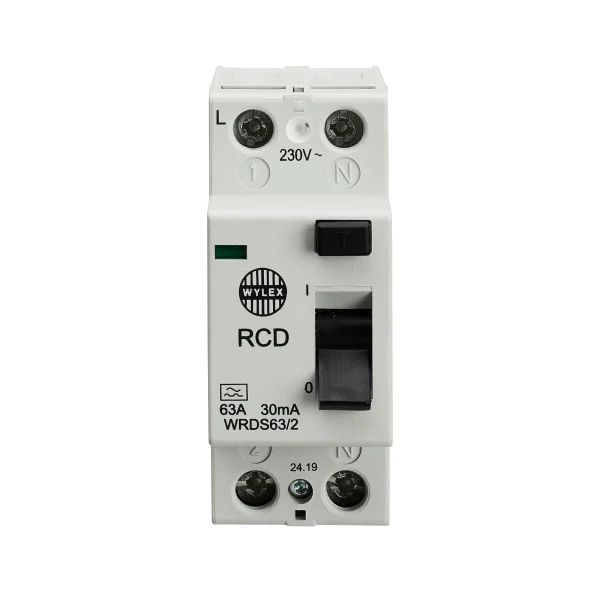 Wylex 63A 30mA DP Type A RCCB – Go Magpie – Trusted brands. Quality ...