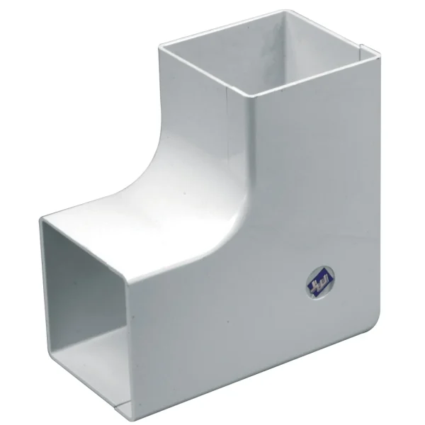 Marshall-Tufflex Maxi Trunking uPVC Flat Bend 75 x 75mm White – Go ...