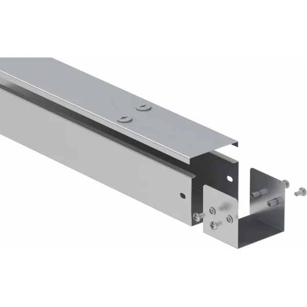 Metpro 75 x 75mm Galv Trunking Body, Lid, Coupler & Conn Fixings – 3mtr ...