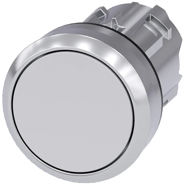 Siemens Push Button 22mm Round Metal Shiny White – Go Magpie – Trusted ...