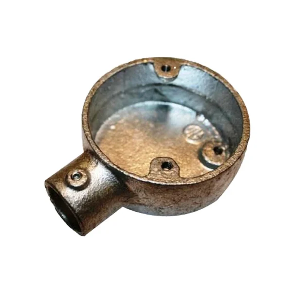 Conlok Circular End Box 25mm Galvanised Push Fit – Go Magpie – Trusted ...