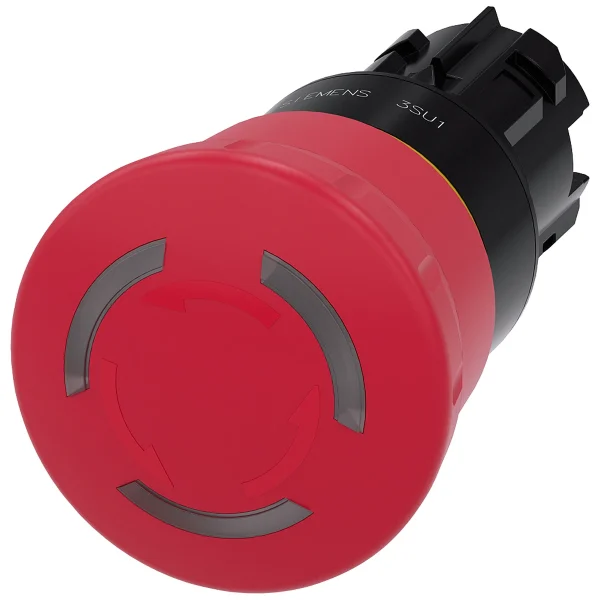 Siemens Illuminated Emergency Stop Mushroom Push Button 22mm – Go ...