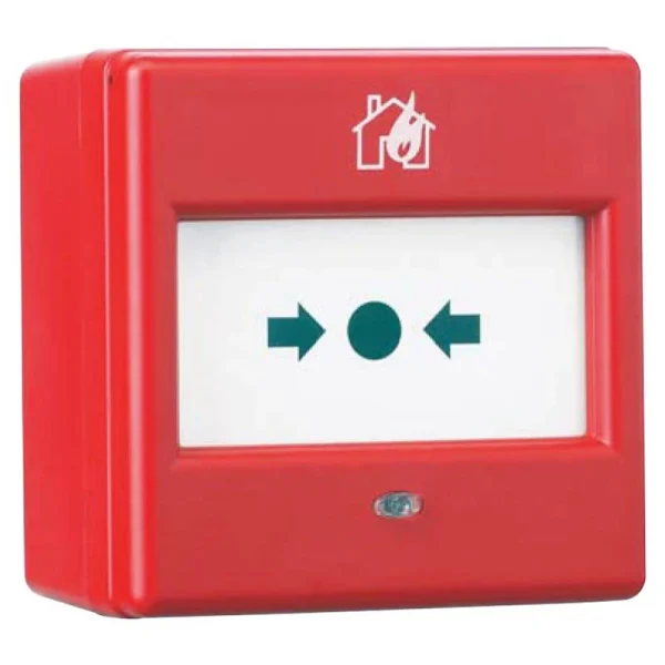 Eaton Menvier Conventional Fire Alarm Manual Call Point 87 x 57 x 87mm ...