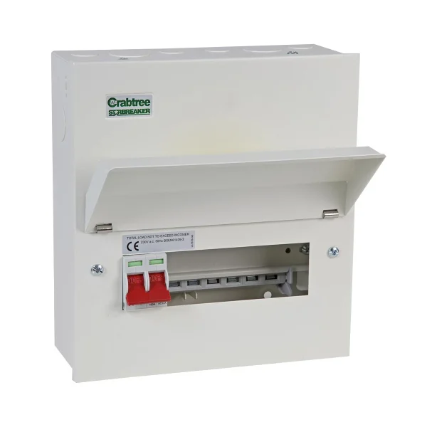 Crabtree 7 Way Consumer Unit Main Switch 100A – Go Magpie – Trusted ...