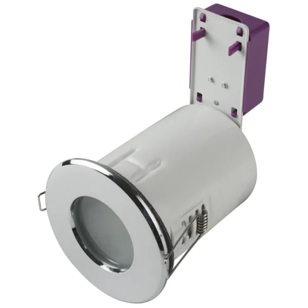 Robus Downlight Starling Shower Fire Rated 50W 91mm White Steel Main ...