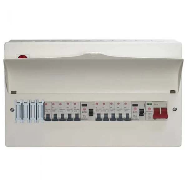 Wylex 14 Way High Integrity Consumer Unit 100A Main Switch, 80A 30mA ...