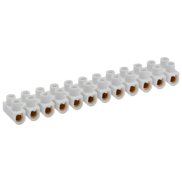Bizline Terminal Blocks 10 mm² White Polypropylene (x10) – Go Magpie ...