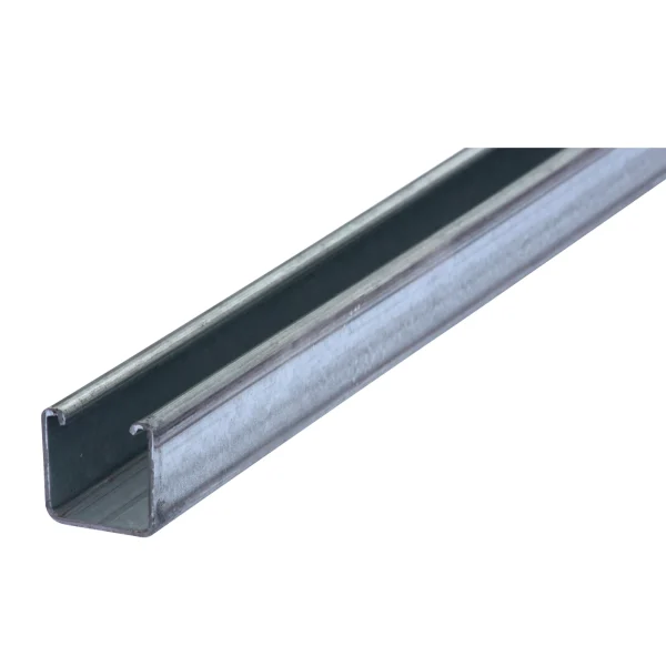 Unistrut B Channel 21mm x 41mm Plain Pre Galvanised Steel {3Mtr} – Go ...