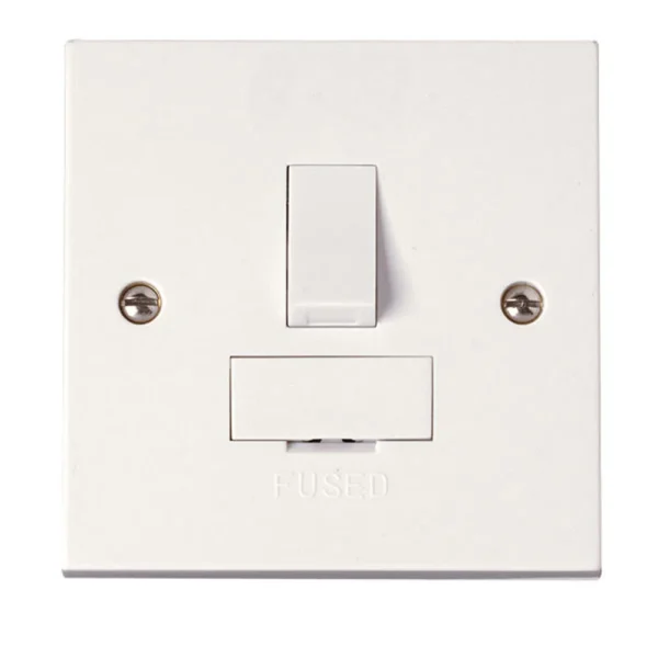 Click Connection Unit Double Pole Switched Fused Spur 13A White – Go ...