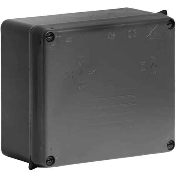 Wiska 165x145x84mm IP65 Black Surface Sealed Box – Go Magpie – Trusted ...