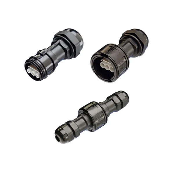 Adaptaflex Inline Waterproof Connector 3Pole 5-9mm Black – Go Magpie ...