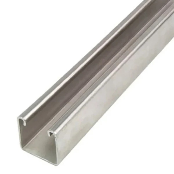 Unistrut B Channel 41mm x 41mm Plain Pre Galvanised Steel – 3m – Go ...