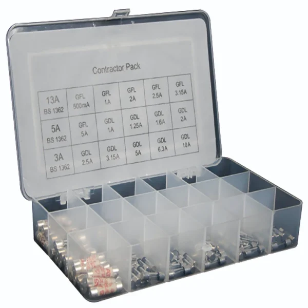 Kempston Controls Box Kit 180Powder Coated Steel 5 x 20mm Glass Fuses ...