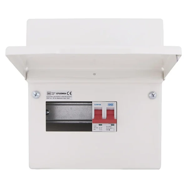Consumer Unit Main Switch Upopen 4Way 6 Module 100A – Go Magpie ...
