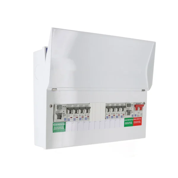 Lewden 100A 2x80A Populated Dual RCD 10 Way Consumer Unit – Go Magpie ...