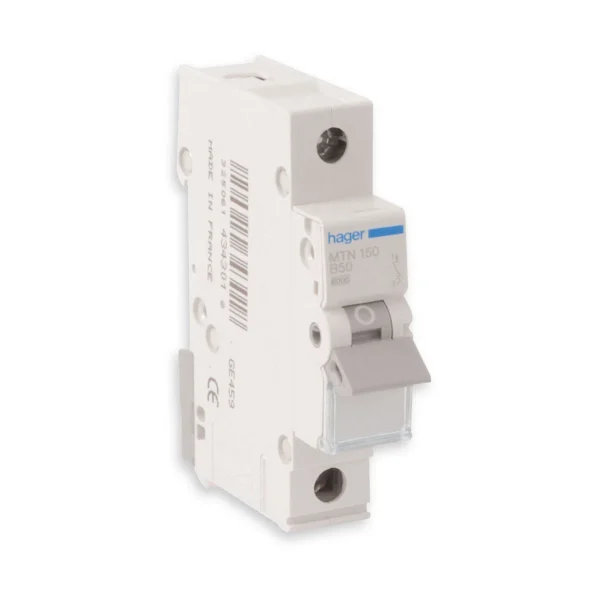 Hager MCB Single Pole Type B 1 Module 50A 6kA – Go Magpie – Trusted ...