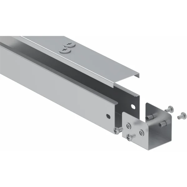 Metpro 50 x 50mm Galv Trunking Body, Lid, Coupler & Conn Fixings – 3mtr ...
