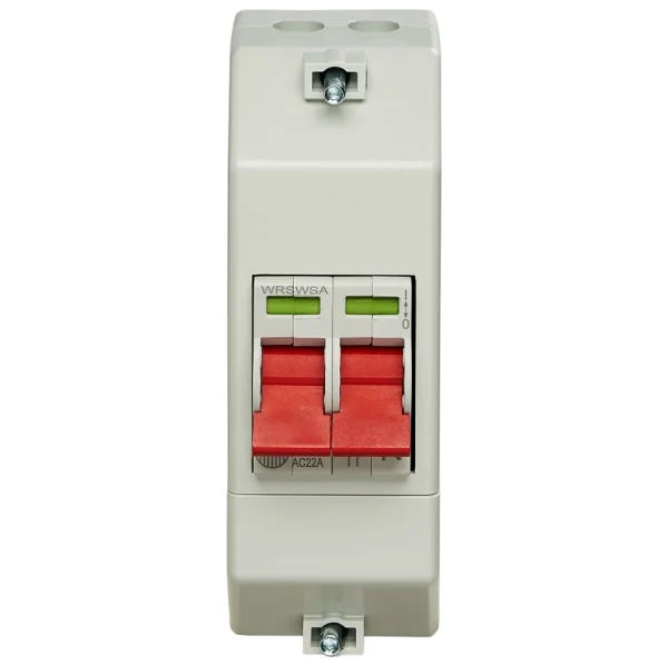 Wylex Enclosed, Slimline Insulated, 100A DP Twin Terminal Supply ...