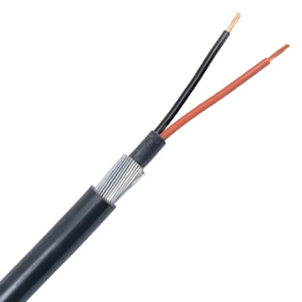 Commodity Cables 6942XLH 25.0mm Black PVC XLPE/SWA/Basec Cable 2-Core ...