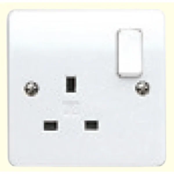 MK Electric Logic Plus 13A DP 1 Gang Switched Socket White – Go Magpie ...