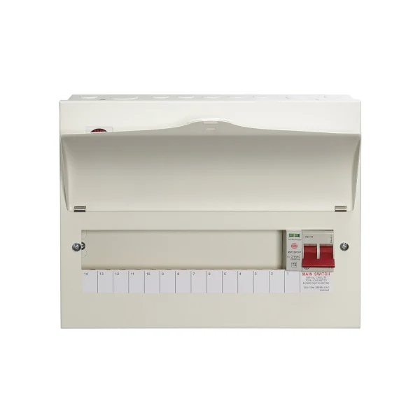 Wylex 13 Way Consumer Unit Main Switch 100A, Fixed Configuration, with ...