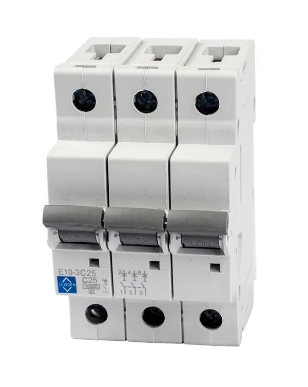 Lewden MCB (E10-3B50) 50A, B Type, 3 Pole, 10kA – Go Magpie – Trusted ...