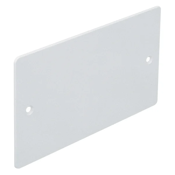 2-Gang Flat Cover Plate PVC-U 86 x 146 x 2mm White – Go Magpie ...
