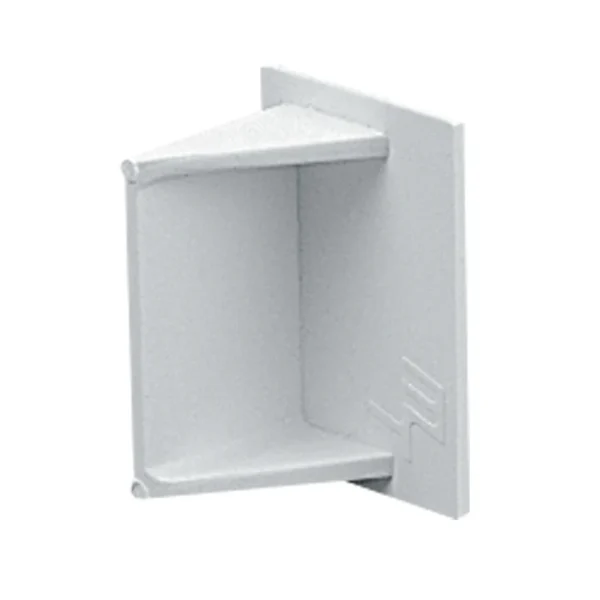 Marshall-Tufflex Mini Trunking PVC-U Square End Cap 16 x 38mm White ...