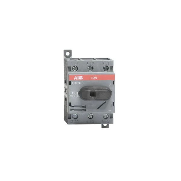 ABB Switch Disconnector Front Operated Triple Pole Tern Clamps 63A IP20 ...