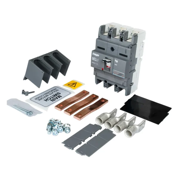 Hager Incomer Kit Triple Pole Isolator 250A – Go Magpie – Trusted ...