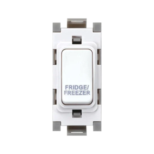 Deta Grid Switch Double Pole Module 20A White Marked Fridge Freezer ...