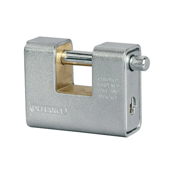 Defiance High Security Keyed Alike Armoured 36mm Chrome Padlock – Go ...
