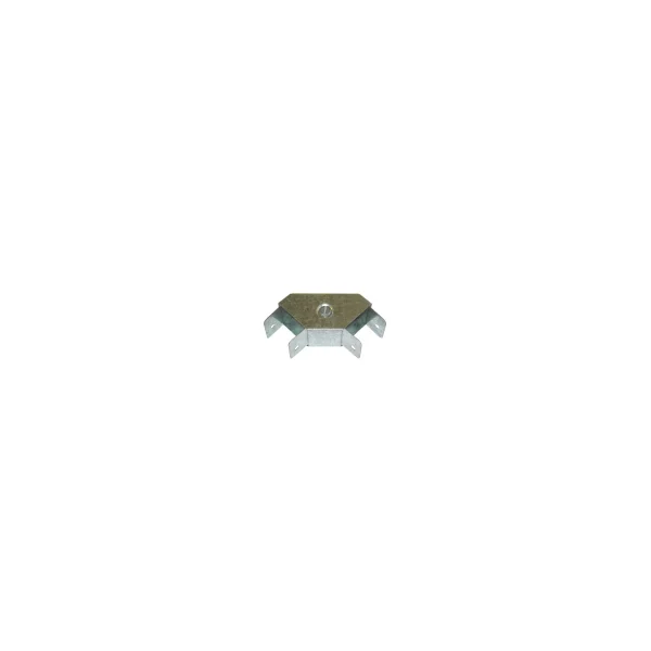 Unitrunk Bend Gusset 1Compartment Top 50 x 50mm Steel Galvanised Lid ...