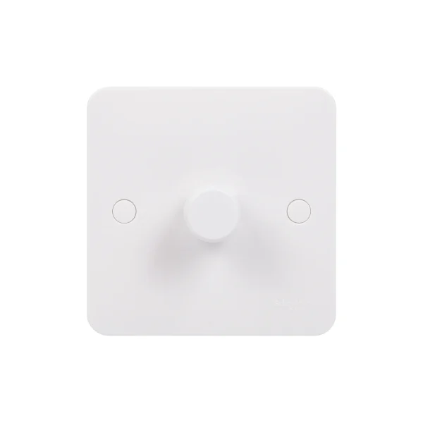 Schneider Electric Lisse 1-Gang 2-Way 400W/VA Universal Dimmer White ...