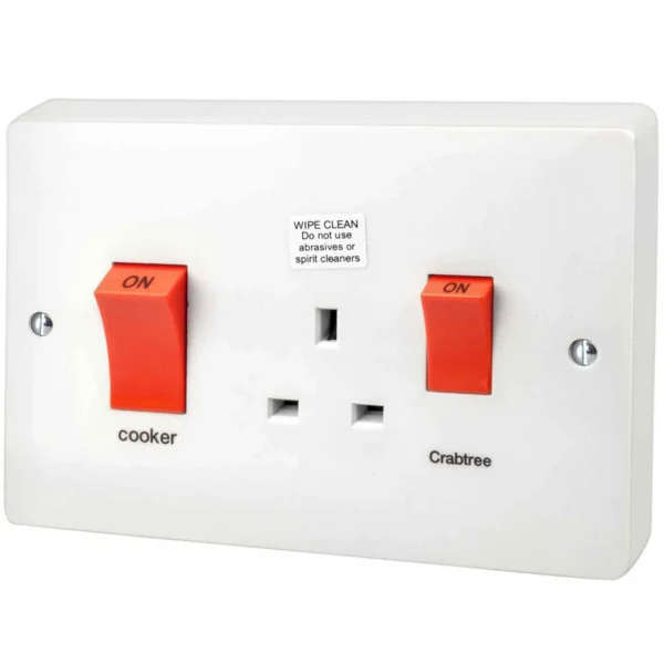 Crabtree Capital Cooker Control Unit with 2-Pole 45A Switch – Go Magpie ...