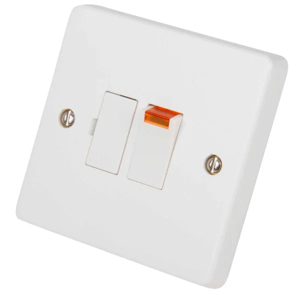Crabtree 13A Double Pole Switched Fused Spur Connection Unit With Neon ...