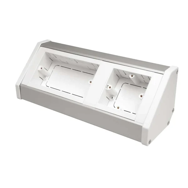 Marco MTBU3W 3 Gang Aluminium Bench Trunking Unit 291 x 100 x 100mm ...