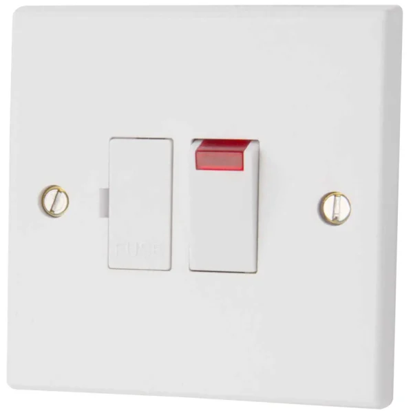 Crabtree 13A Double Pole Switched Fused Connection Unit With Neon ...