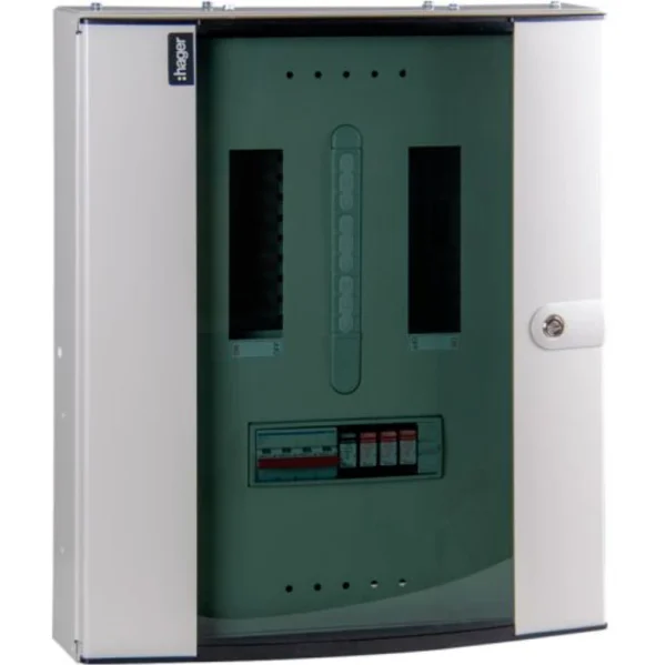 Hager Distribution Board 6 Way TPN 4P Sd Incomer 125A &Type 2 Spd – Go ...