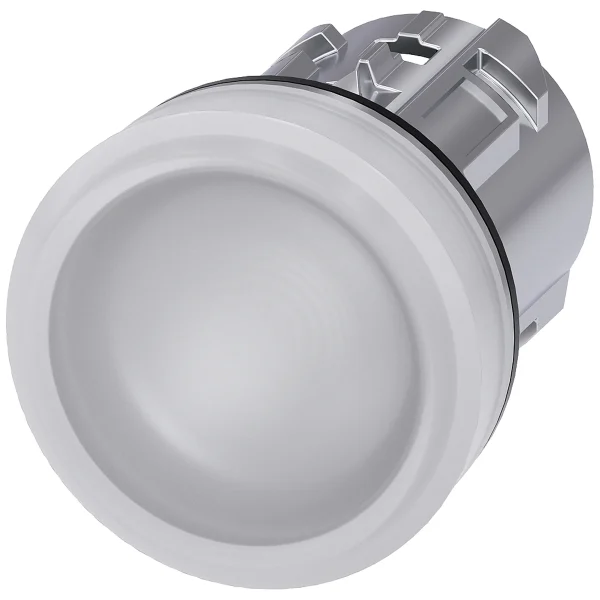Siemens Indicator Light 22mm Round Metal Shiny White – Go Magpie ...