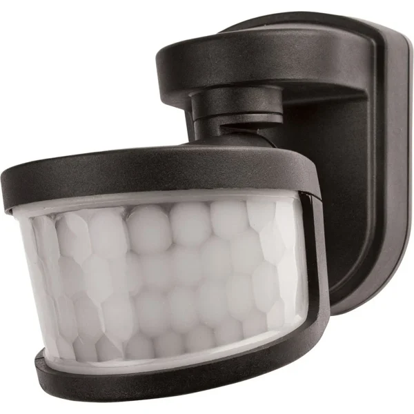 Newlec PIR Movement Sensor Outdoor 180° 100W LED IP55 Black – Go Magpie ...