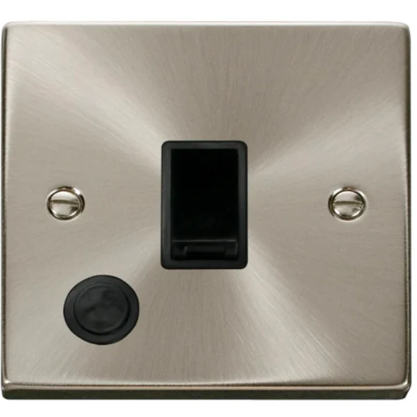 Click Scolmore Connection Unit Switched Spur Flex Outlet 20A Sat Chrome ...