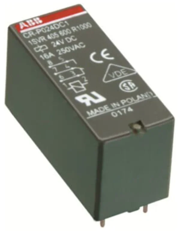 ABB CR-P110AC2 Pluggable interface relay 2c/o – A1-A2=110VAC – 250V/8A ...