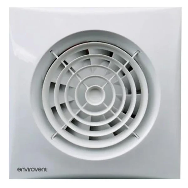 Envirovent Fan Silent 100mm Model 12V Backdraft Shutter /Timer Selv ...