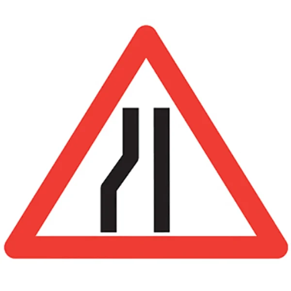 Morelock Road Narrows Off Side Road Sign 600mm Metal – Go Magpie ...