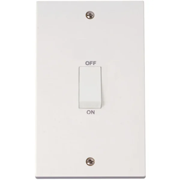 Click Scolmore Switch 2 Gang DP 45A White – Go Magpie – Trusted Brands ...