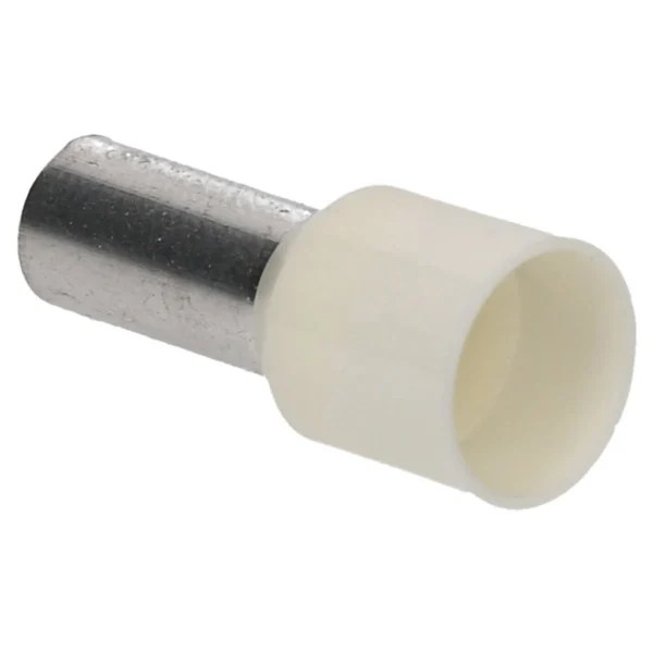 Cembre 16mm² Polypropylene Insulated End Sleeve 12mm Pin Length White ...