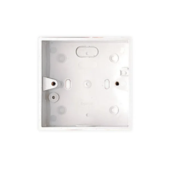 MK Electric Box Switch&Socket Surf 1 Gang 25mm White PVC-U Square ...