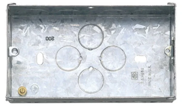 MK Electric Box 2 Gang Flush Ko 75X135X47mm Steel – Go Magpie – Trusted ...
